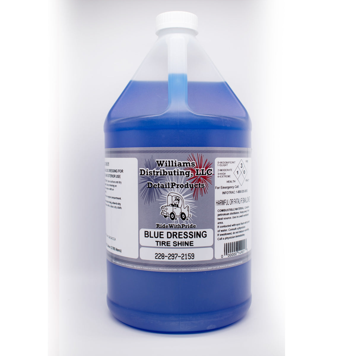 Blue Dressing Tire Shine – Williams Distributing